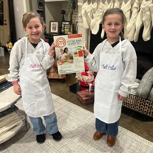 Personalized Kids Apron, Cooking Kitchen Gift, School Gift, Student ...