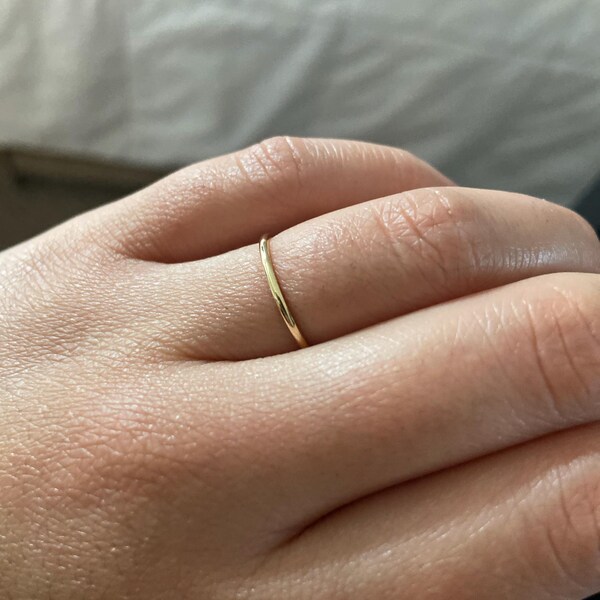 7mm Solid Gold Men's Wedding Band • BEVELED • ICE MATTE • 10k 14k 18k ...