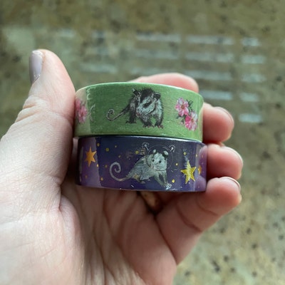 Sticker: Vintage Rainbow Possum Opossum Planner Craft Vinyl - Etsy