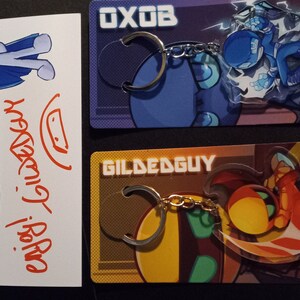 Gildedguy Keychains all Characters Oxob, Jade, Penny, Lilian, More - Etsy