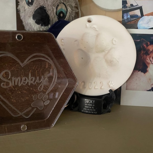 Wooden Pet Hair Memorial Box, Personalised Pet Fur Keepsake, Dog Hair ...