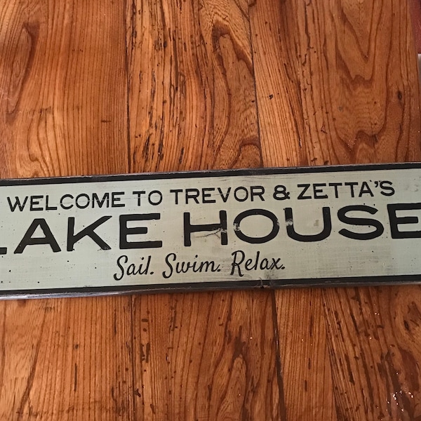 Boat House Sign, Wooden Boat Sign, Boat House, Boat House Decor, Custom ...