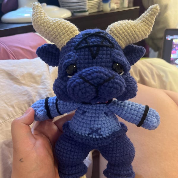 AMIGURUMI PATTERN, Punk Emo Bunny, Alternative Cat amigurumi Spanish ...