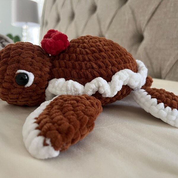 Gingerbread Turtle Pattern Crochet PDF Download Beginner Friendly ...