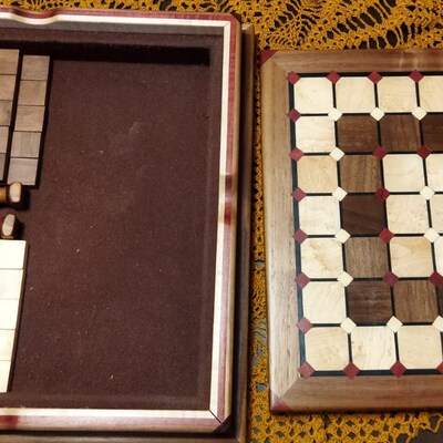 Optical Illusion Butcher Block/cutting Board Made From Mahogany and ...