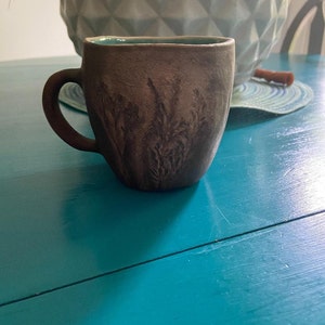 Handmade Ceramic Botanical Mug Pottery Mug Handmade Nature | Etsy