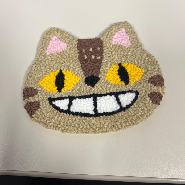 Bow Punch Needle Mug Rug Coaster Coquette Bow Tufted Cup Coasters ...