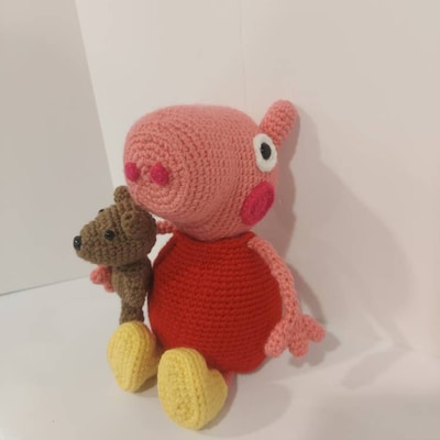 Peppa Pig, Wellies and Teddy Bear Crochet Pattern NOT A FINISHED TOY - Etsy