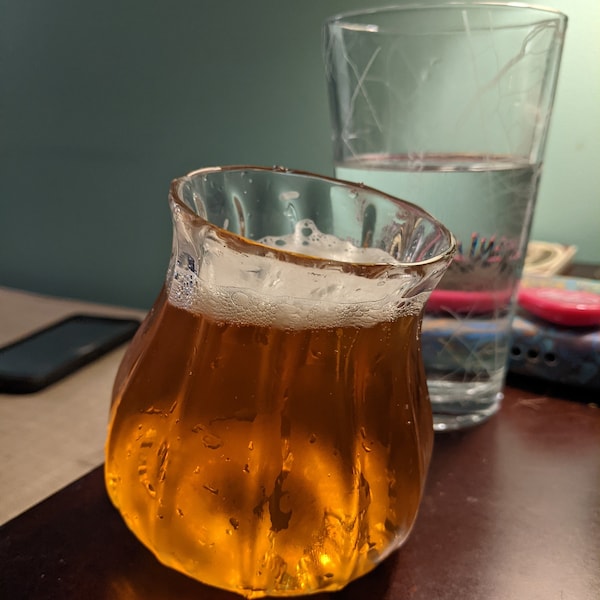 FANCY Wobble Glass, Handmade Beer/whiskey/wine Glassware - Etsy