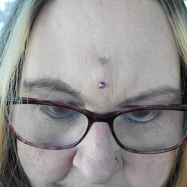 Dermal Jewelry Surgical Steel, Dermal Top, Internally Threaded Dermal ...