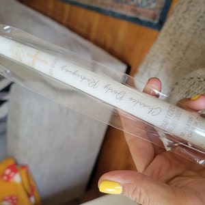 First Holy Communion Taper Candles Personalized Ceremony - Etsy