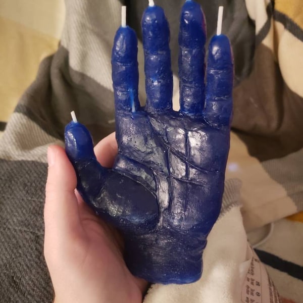 Hand of Glory Candle- Hand Cast for Magick and Rituals - Etsy