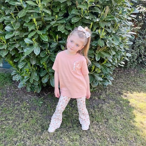 Flared Pants Pattern for Kids, Girl Flare Pant Pattern, Kids Flare ...