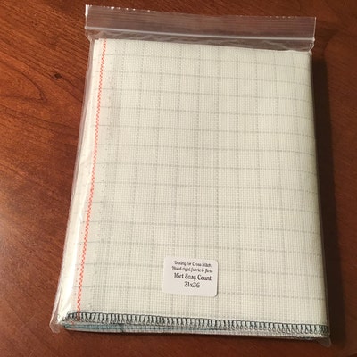 16ct Zweigart Easy Count Aida Gridded Cross Stitch Fabric - Etsy