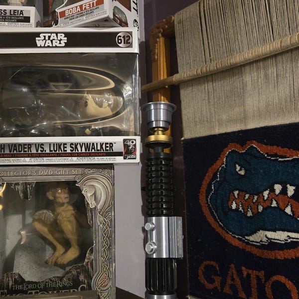 Luke Skywalker Lightsaber ESB Graflex Full Size Prop Replica Inspired ...