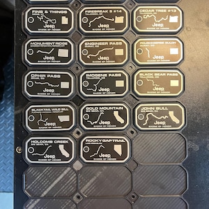 Jeep Wrangler TJ LJ Stepped Switch Panel Fits 6 OEM & 4 Carling ...