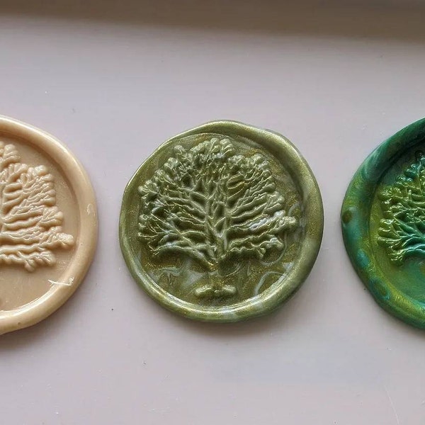 Tree Wax Seal Stamp Kit Wedding Custom, Family Tree Wax Stamp Seal ...