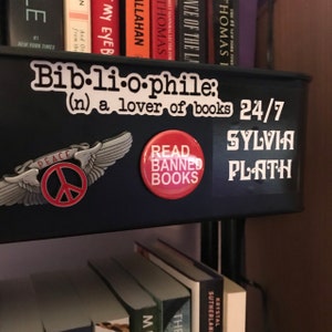 Bibliophile Sticker A Lover of Books Book Addiction - Etsy