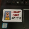 Library Card Sticker / Arthur Inspired Sticker - Etsy