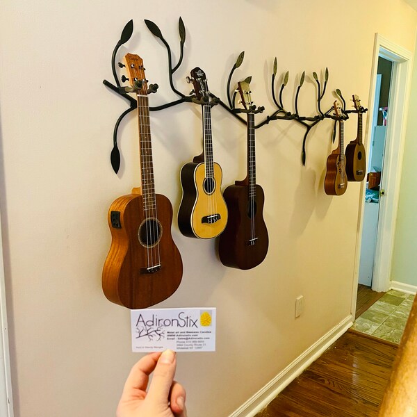 Custom Order 7 Ukulele Rack With Leaves . - Etsy