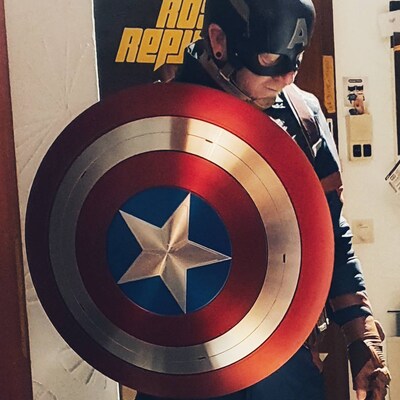 Captain America Shield Stand Avengers Display Stand - Etsy