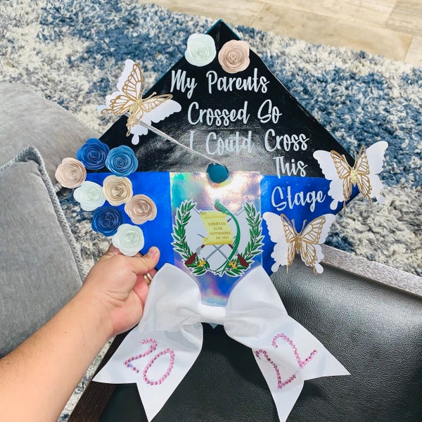 Custom Graduation Cap Iron on Transfer, Graduation Cap Decal, Custom ...