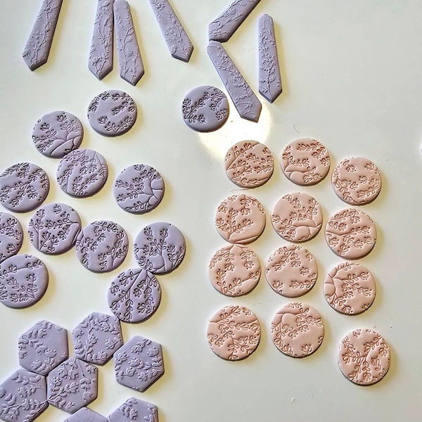 Embossed Teardrop Pattern Flower Shape Polymer Clay Jewellery Cutter - Etsy