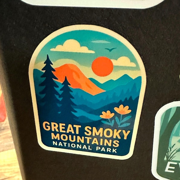 Boho Arches National Park Sticker, Travel Sticker, Adventure Sticker ...