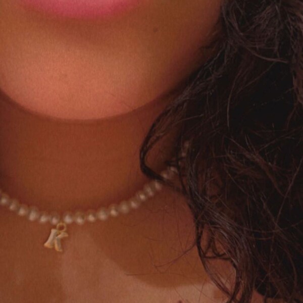 Dainty Cute Flower Necklace Daisy Flower Necklace Beaded Pearl Necklace ...