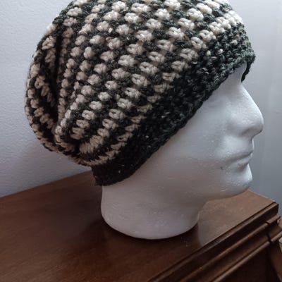 Crochet Hat PATTERN Granny's Square Dance Slouchy Crochet Pattern for ...