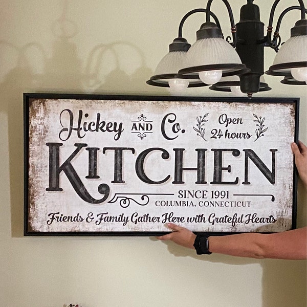 Kitchen Signs Personalized | Custom Kitchen Sign | Personalized Kitchen ...