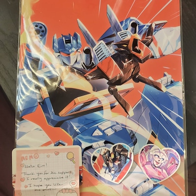 Soundwave & Laserbeak Transformers Skybound Print - Etsy