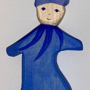 Woman Sun Wooden Figure Wooden Toys for Children Spring Decoration Made ...