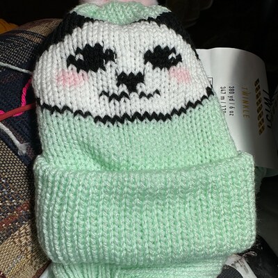 Gnome Hat and Scarf Set PATTERN Only/ Circular Knitting Machine/pdf ...