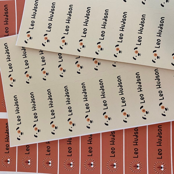 Printable Sports Theme Kids Name Label for School Supplies Daycare ...