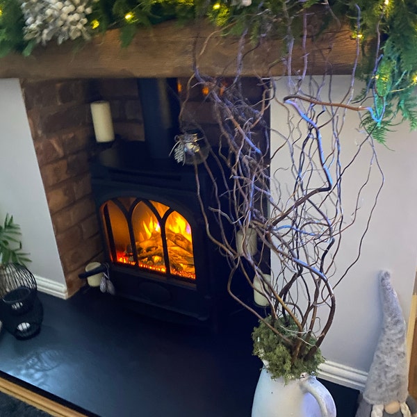 Twisted Willow Branches Tall Curly Twigs for Vase Natural Dried Stems ...