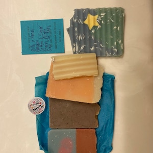 Soap Sample Pack Handmade Soap Variety Stack Mini Soap Bundle Travel ...