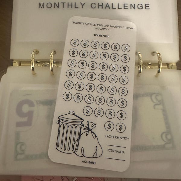 Printable Savings Account/in the Bank Tracker A6/personal Size Digital ...