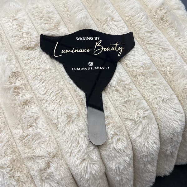 Waxing Sign Prop, Acrylic Waxing Photo Prop, Salon Decor, Esthetician ...