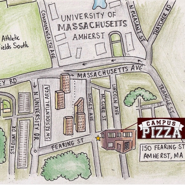 A4 Digital Download Farm and Estate Map // Custom Festival and Business ...