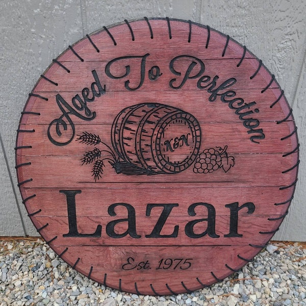 No Ring Wine Barrel Tops - Etsy