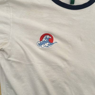 Japanese Ocean Wave Machine Embroidery Design - Etsy