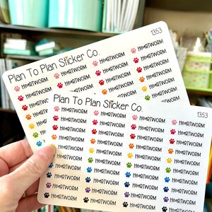 1744credit Score Trackers Planner Stickers. - Etsy