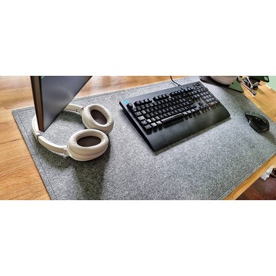 Gray Desk Pad/ Felt Mat / Laptop Mat / Desk Mat / Different Sizes Mat ...