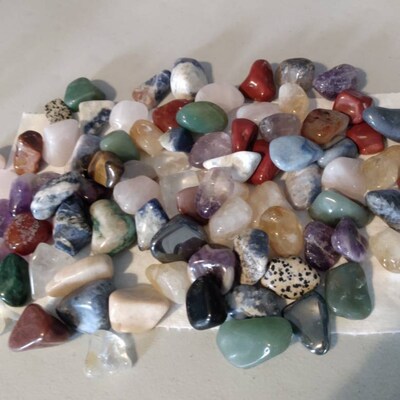 3 Pounds RARE Indian Tumbled Polished Natural Stones Assorted - Etsy