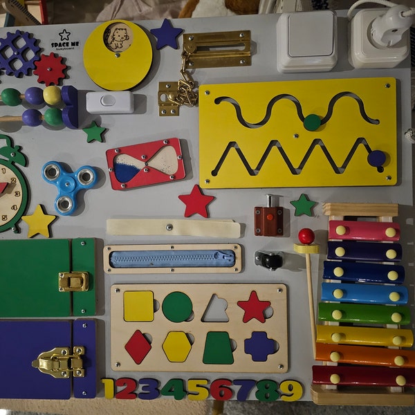 Customizable Modular Busy Board Panels - Interactive Educational Toy ...