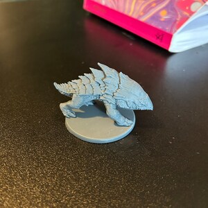 8K Resin Blue Dragon adult Epic Miniatures Lightning Dragon Chromatic ...