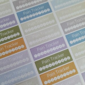 Pain Tracker Stickers // Spoonie Stickers Functional Planner Stickers ...