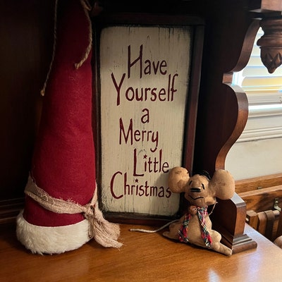 Gray and Black Spotted Pig Bowl Filler With Feed Sack Tag, Pig Decor ...