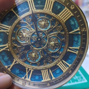 Printable Clock Face Template Large ø7.87 200mm antique Clock for Watch ...